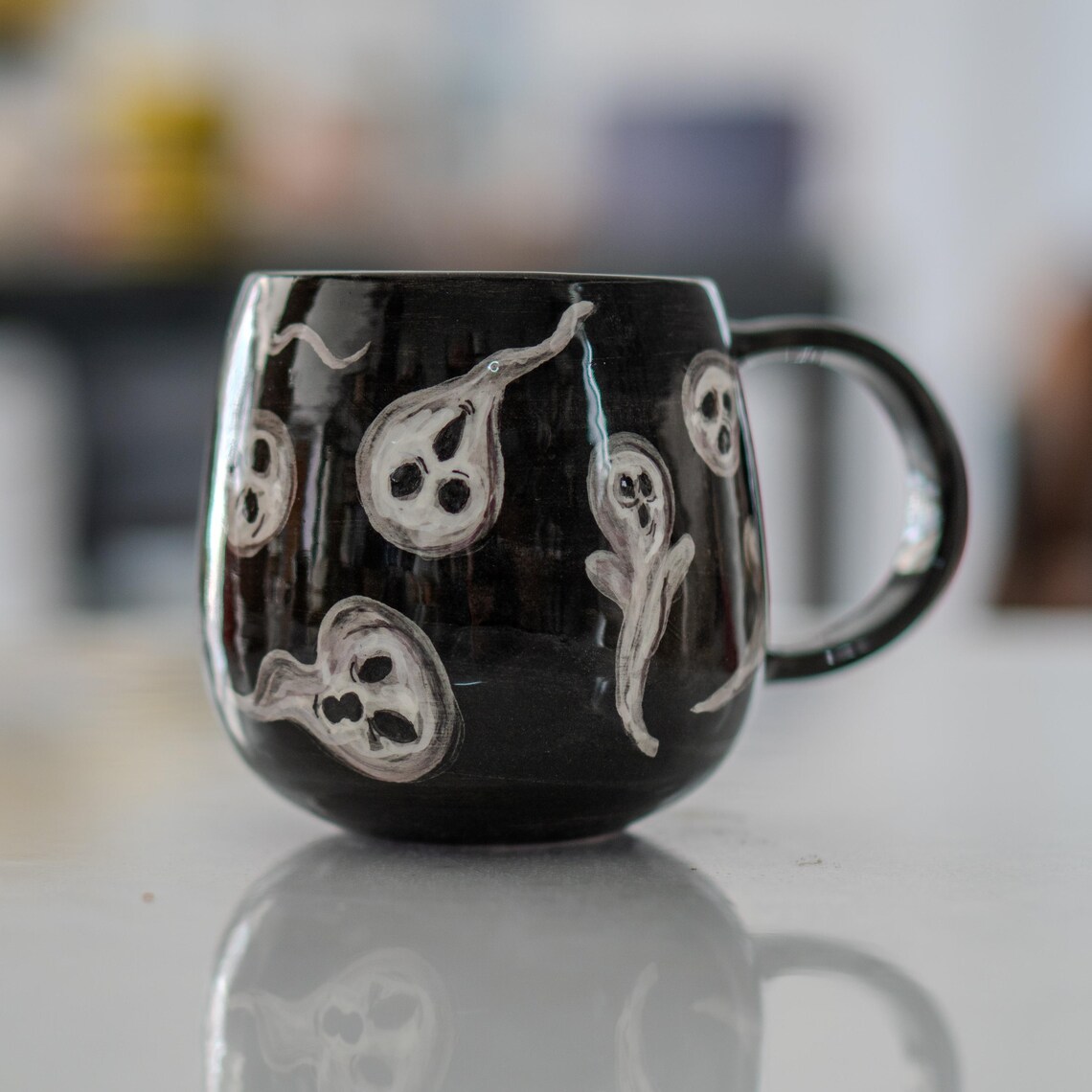 Ghost Mug - Halloween Gift, Cute Coffee Cup, Haunted Mug - Etsy