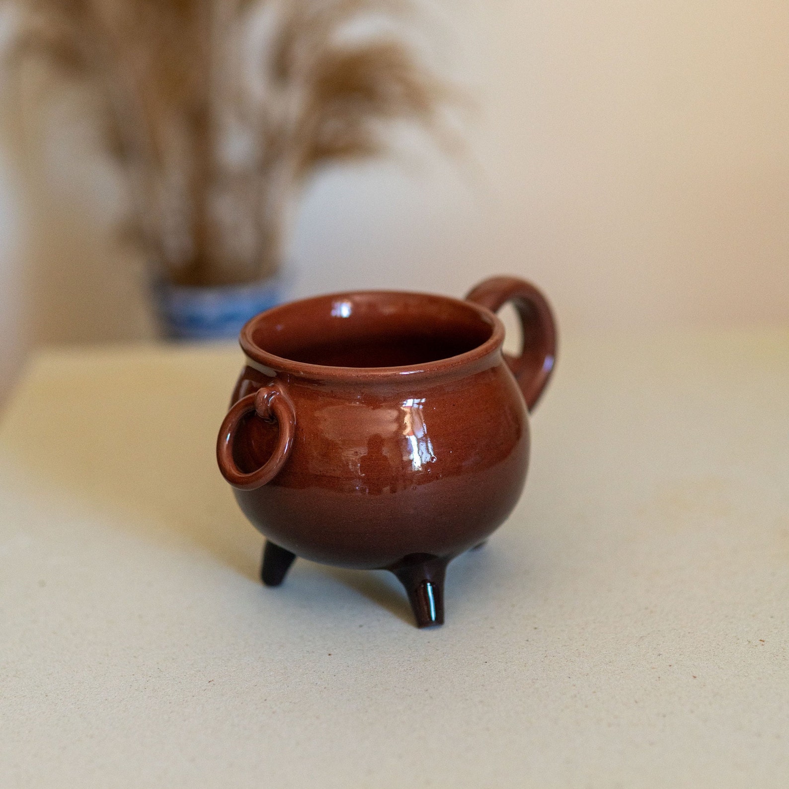 Cauldron Halloween Mug, Pottery Mug, Handmade Witch Mug, Large Mug - Etsy