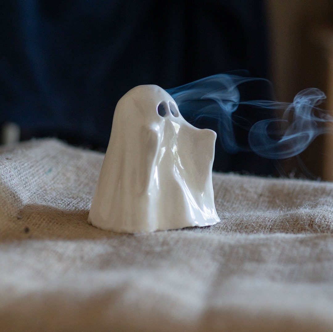 Halloween Ghost Handmade Halloween Decor Incense Holder - Etsy