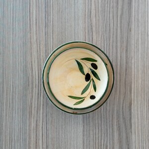Olive Dish Set - Handmade Breakfast Bowl, Ceramic Pottery Plate ...