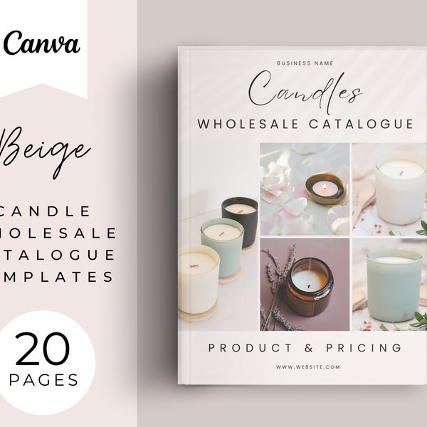 Line Sheet Template Candles - Etsy