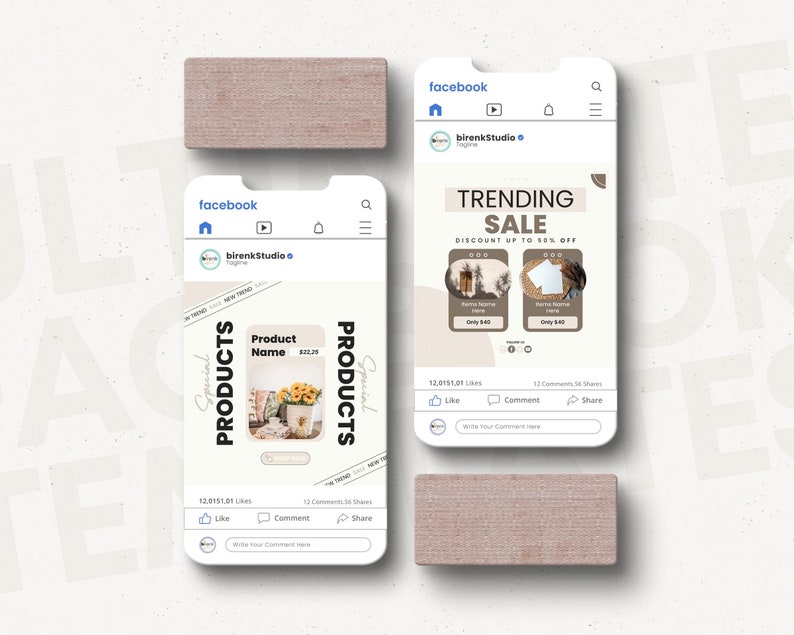 Facebook Templates Facebook Feed Ad Templates Facebook Group Covers