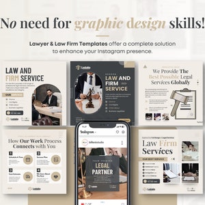Law Firm Branding Kit: Social Media, Logos, Letterhead - Canva ...