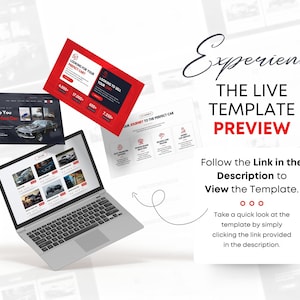 Car Dealer Website Template: Automotive Canva Landing Page - Etsy