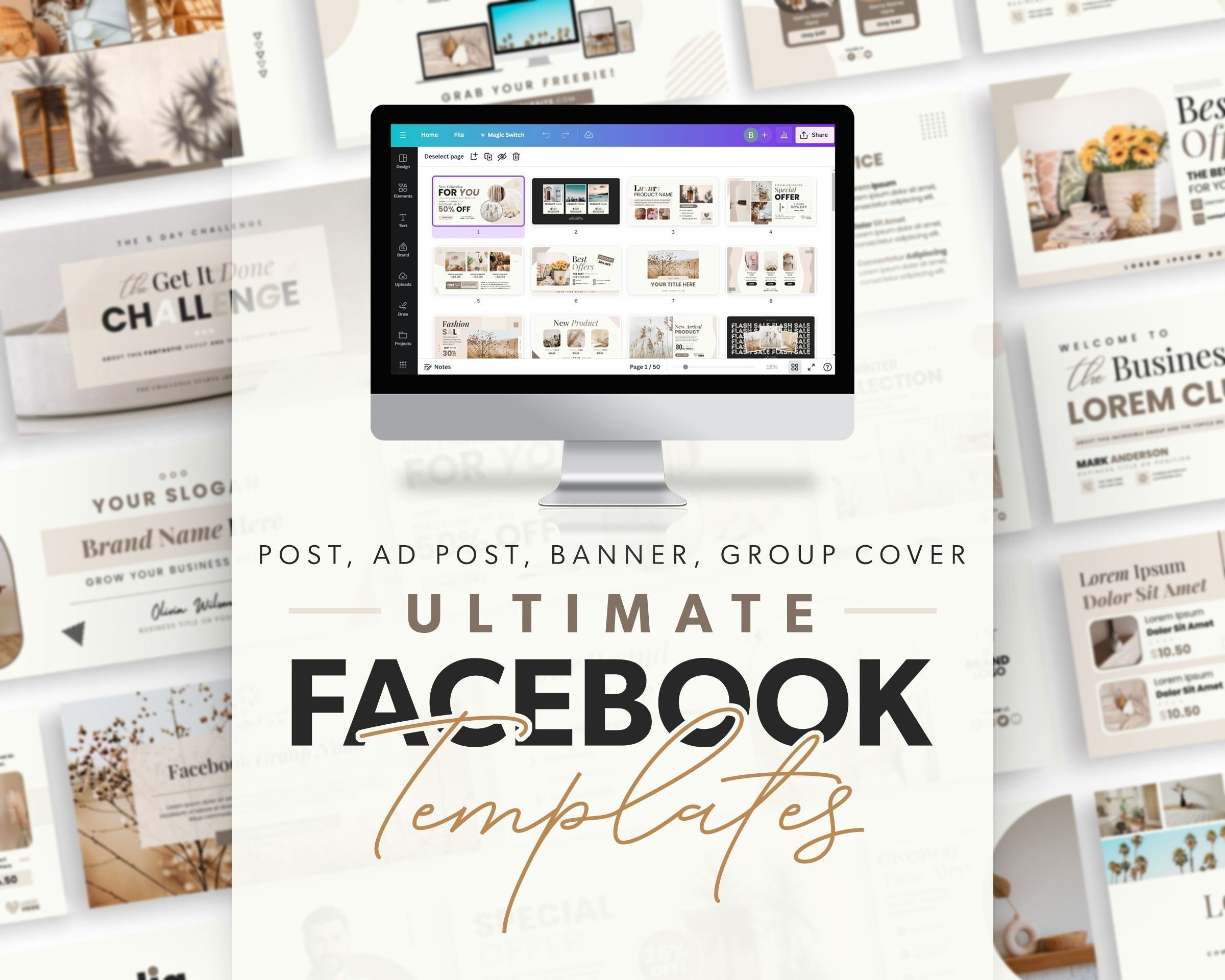 Facebook Templates Facebook Feed Ad Templates Facebook Group Covers