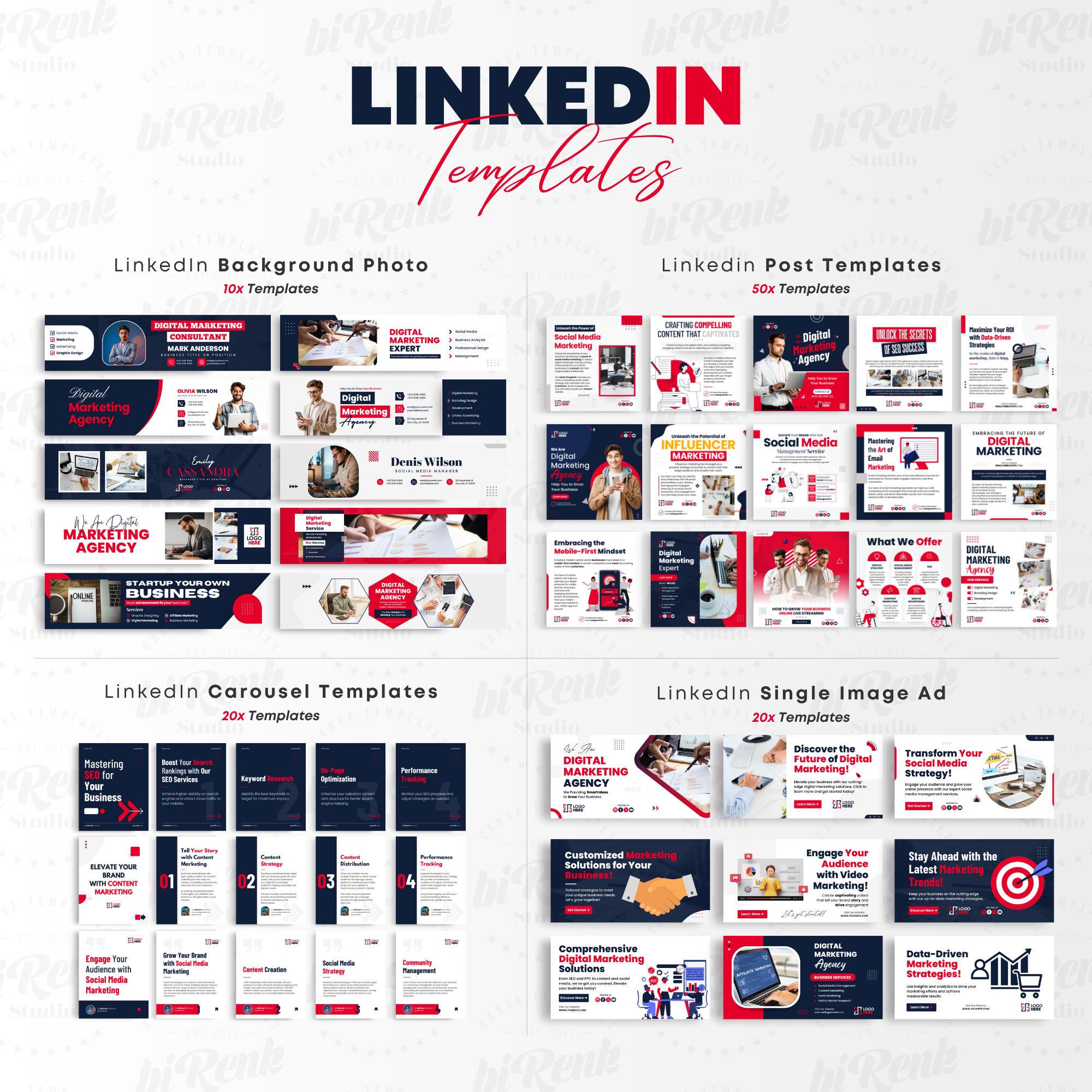 Digital Marketing Branding Kit: 2000+ Canva Templates (digital Download ...