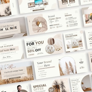 Facebook Templates Kit: Social Media Posts, Ads, Covers (canva) - Etsy