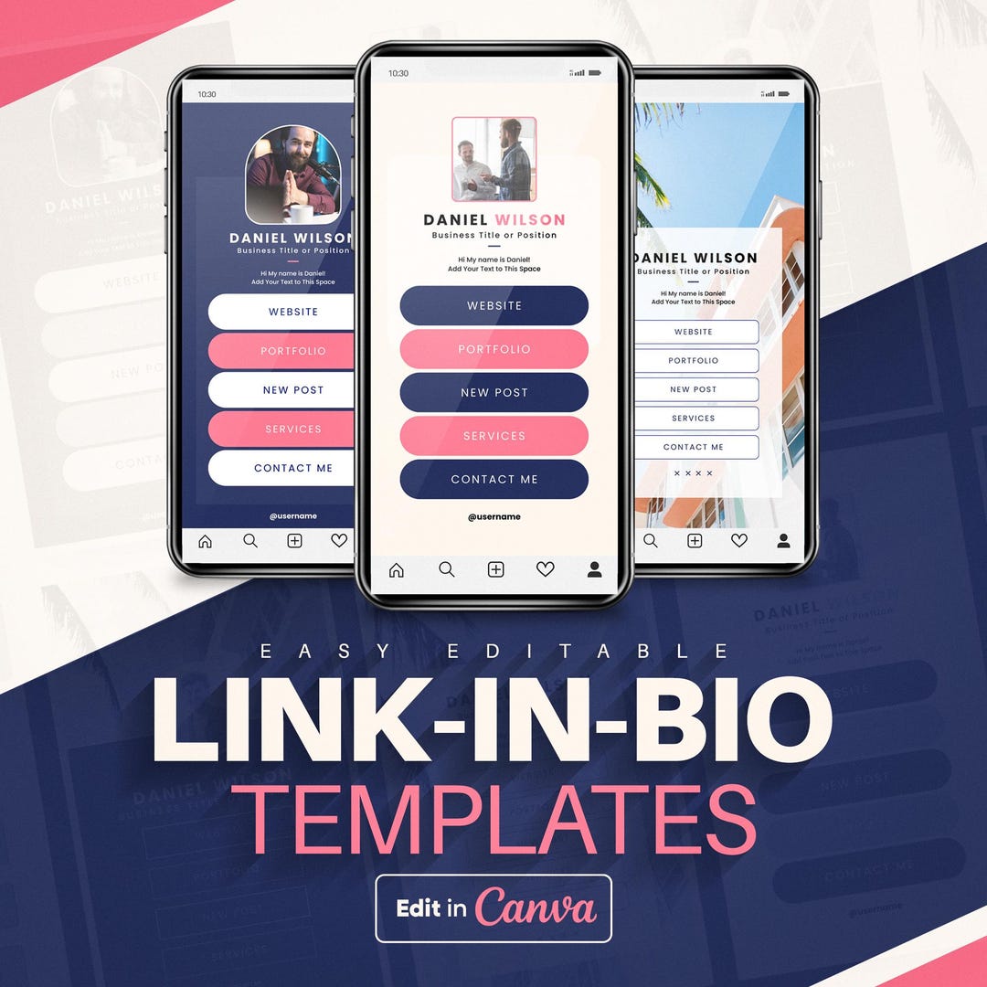 Link in Bio Templates, Instagram Link in Bio, Linktree Templates ...