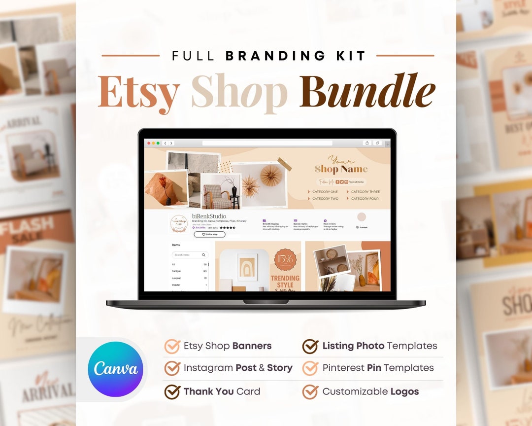 Etsy Shop Banner Templates, Etsy Shop Bundle, Etsy Starter Pack ...