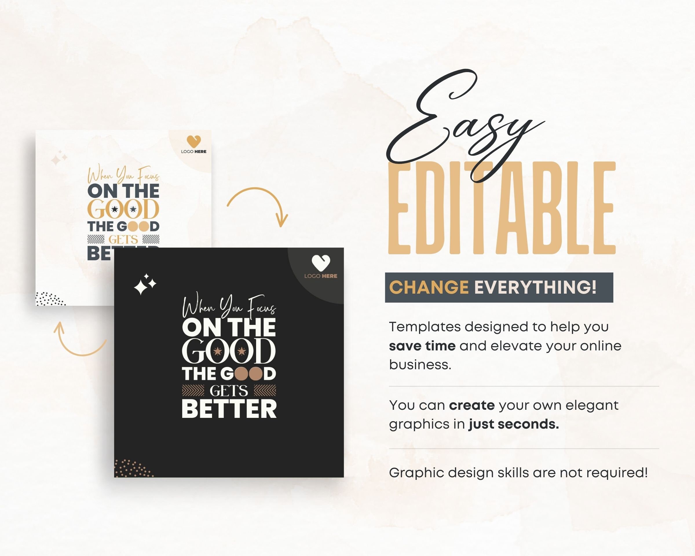 200 Instagram Motivational Quote Template, Inspirational Quote Template ...