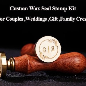 Couples Wedding Wax Seal Stamp Custom, Any Logo Can Be Engraved ...