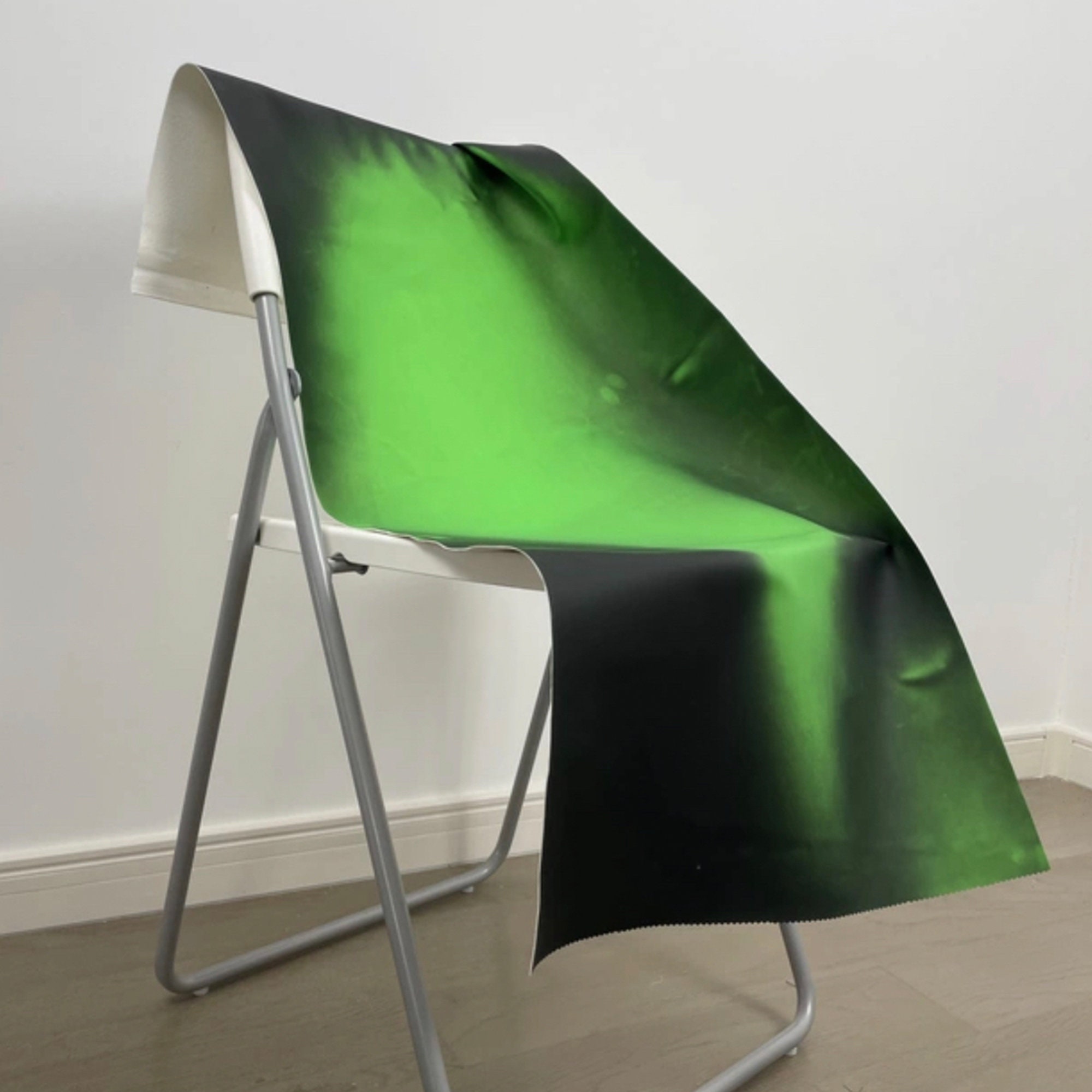 Color Changeable Fabric, PU Fabric, Leather Fabric, Fluorescent Green ...