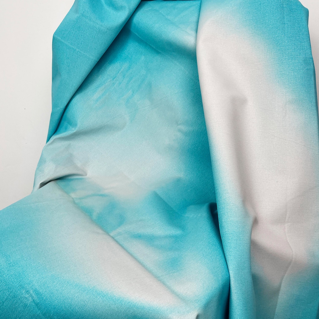 Azure Canvas Fabric, Thermochromic Fabric, Blus Change to White Fabric ...