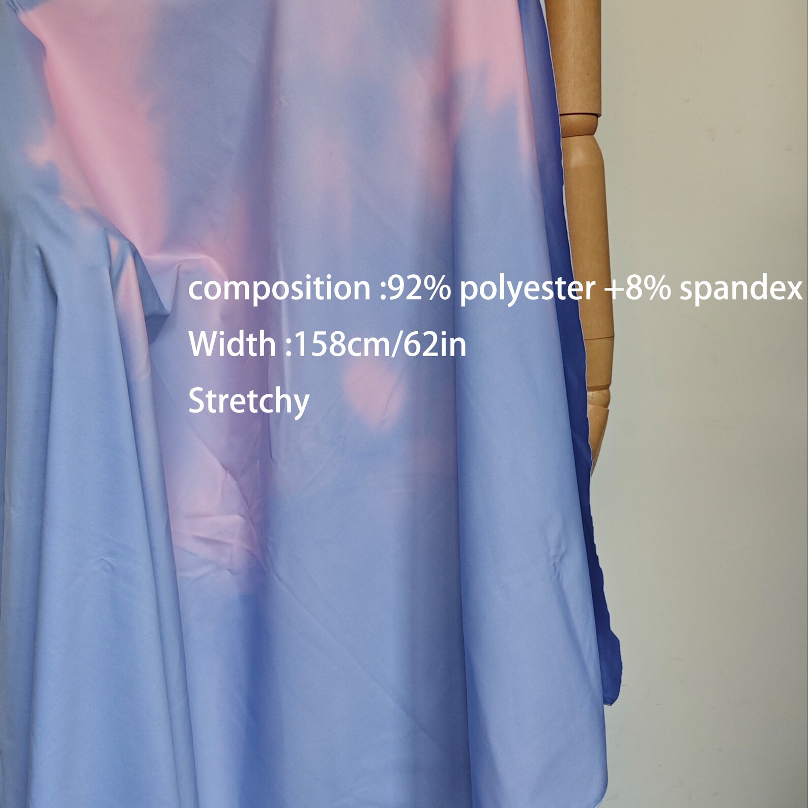 Temperature-sensitive Fabric, Blue Polyester Fabric, Thermochromic ...
