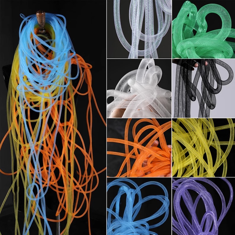 Colorful Elastic Tubular, 3D Plastic Arts, Creative DIY Tubing ...