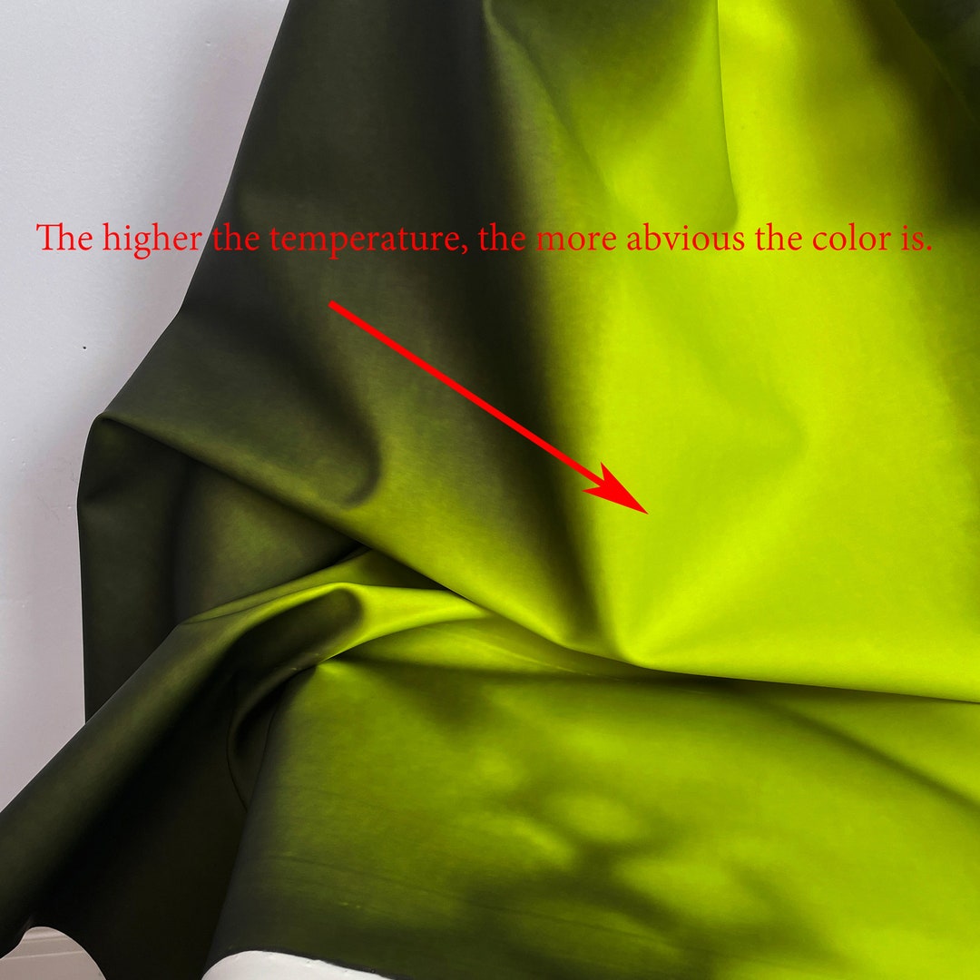 Changeable Color Fabric, PU Fabric, Fluorescent Yellow Fabric ...