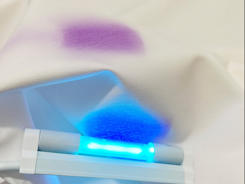 UV Light Sensitive Fabric, White Change to Purple Fabric, Canvas Fabric ...
