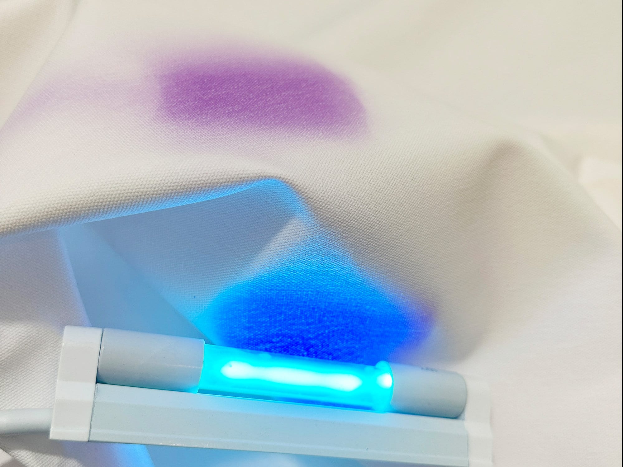 UV Light Sensitive Fabric, White Change to Purple Fabric, Canvas Fabric ...