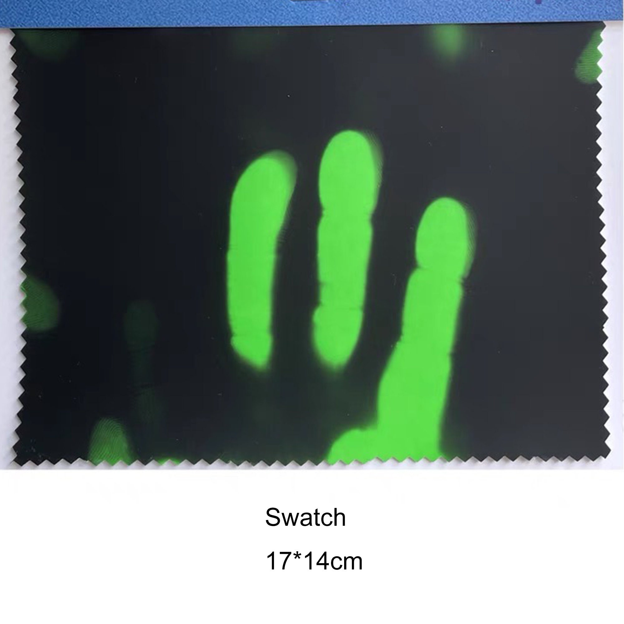 Color Changeable Fabric, PU Fabric, Leather Fabric, Fluorescent Green ...