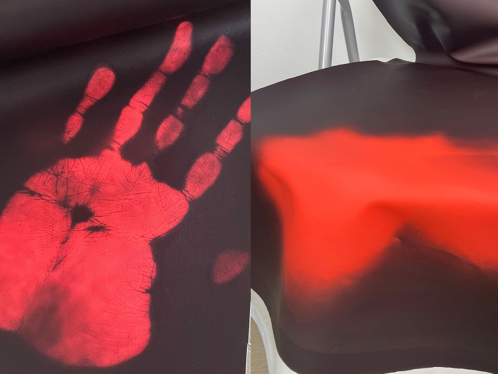 Thermochromic Fabric, Dark Brown Change to Orangered, Color Changeable ...