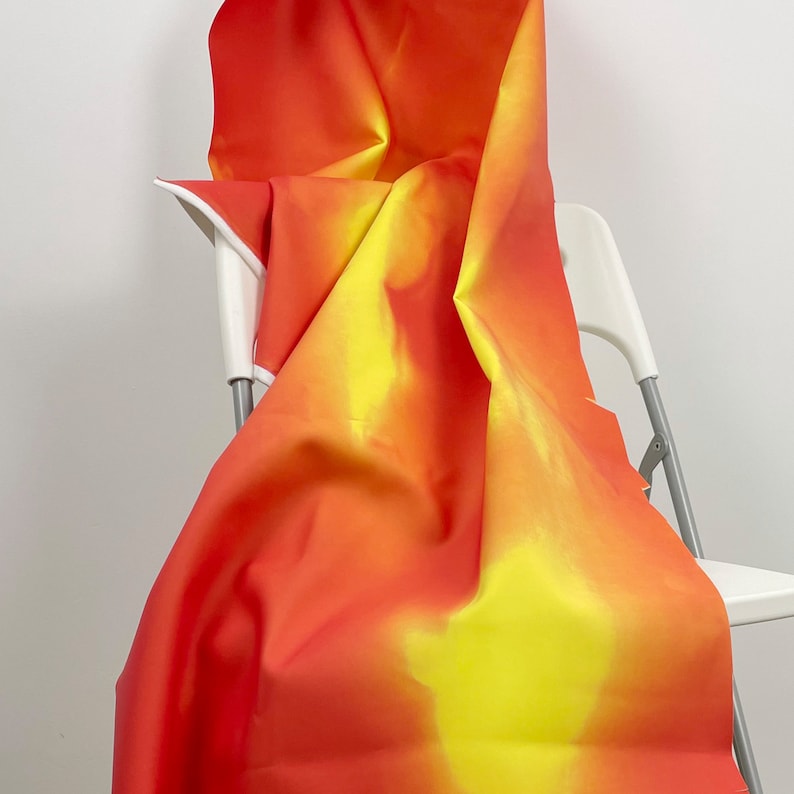 Thermochromic Fabric, Orangered Change to Yellow, Red Change Yellow ...