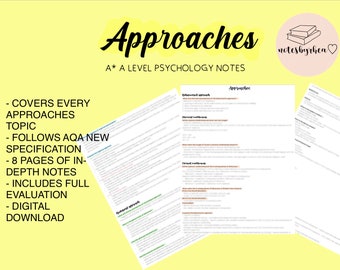 AQA A Level Psychology Attachment Notes - Etsy UK