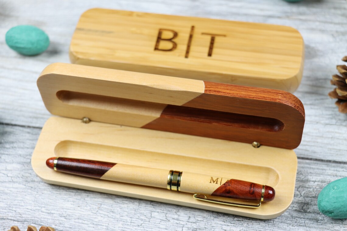 Corporate Gifts for Employees PERSONALIZED PEN Wood Pen Pen - Etsy