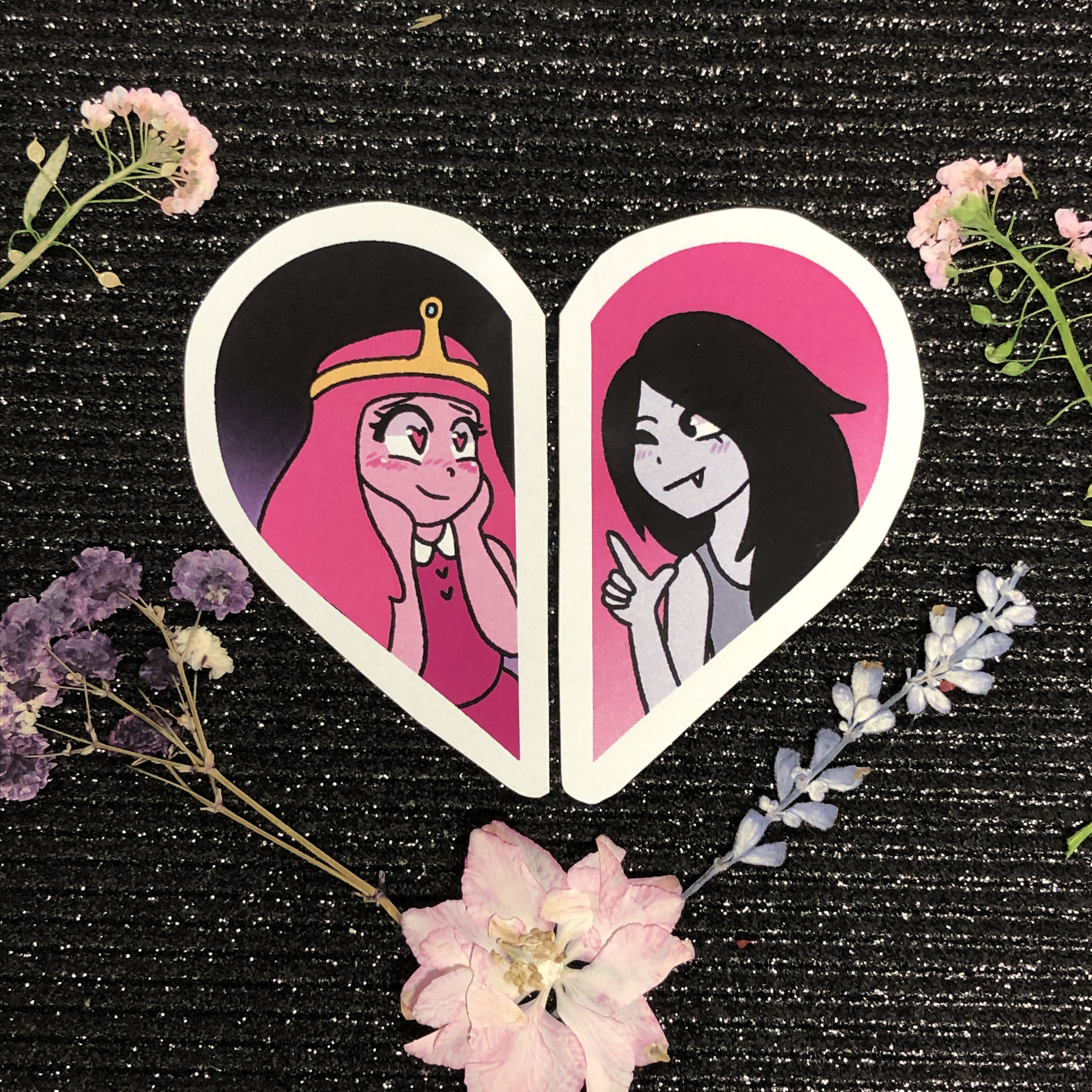 WLW Couple Cartoon Vinyl Sticker Set - Etsy