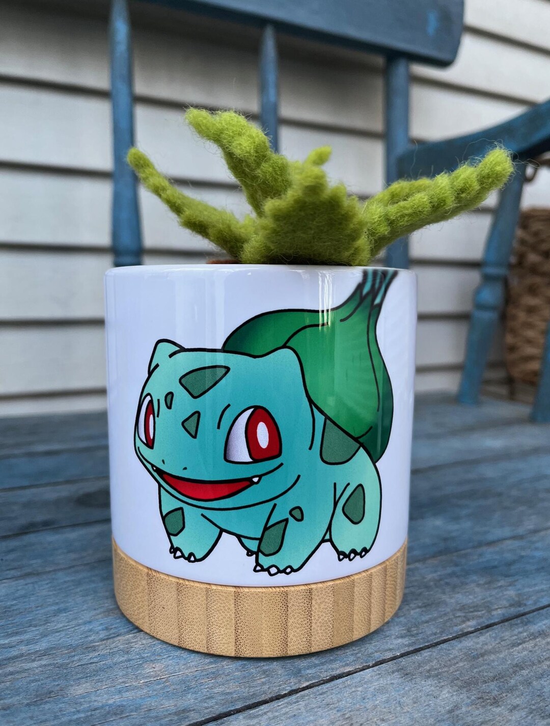 Bulbasaur Anime Pokemon Ceramic Planter ONLY - Etsy