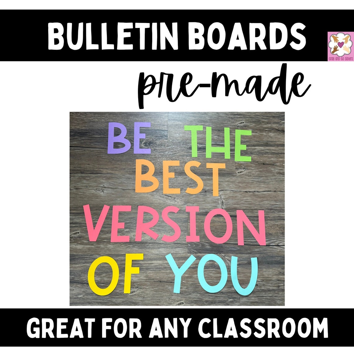 Pre Made Classroom Bulletin Board, Ready to Use be the Best Version of ...