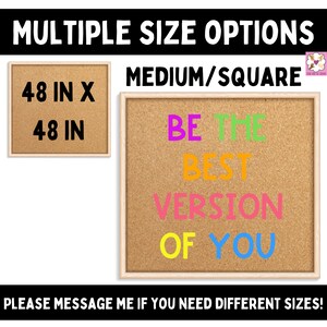 Pre Made Classroom Bulletin Board, Ready to Use be the Best Version of ...