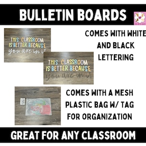 Pre Made Classroom Bulletin Board, Ready to Use this Classroom is ...