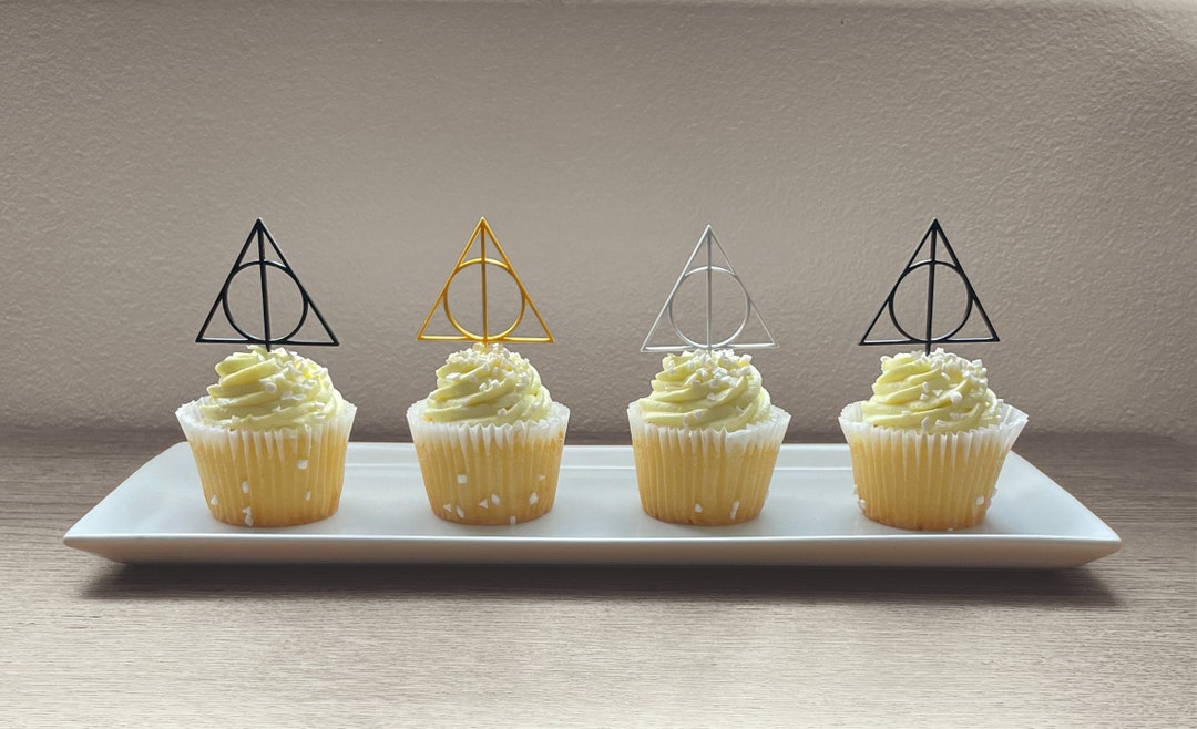 Harry Potter Inspired Cupcake Toppers, Cheesecake Toppers, Party Decor ...