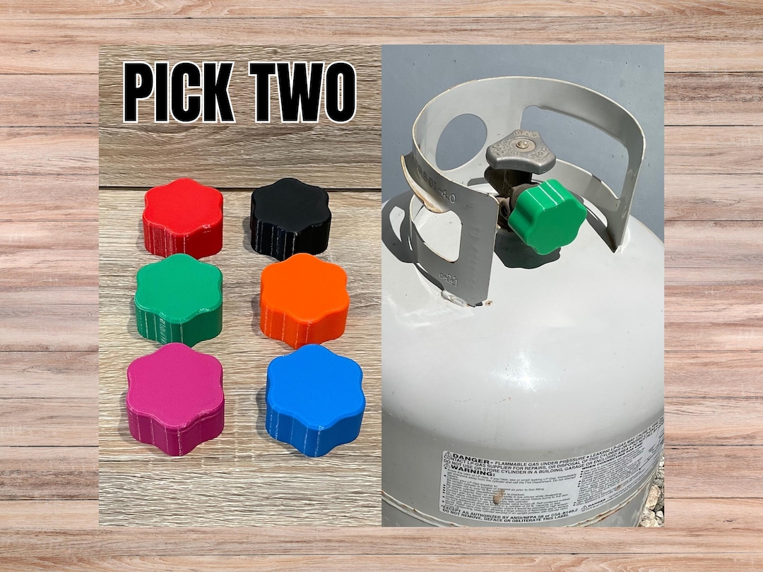 Propane Tank / Cylinder Cap Covers, Threaded - Set of 2 - Etsy