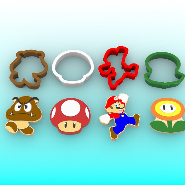 Mario Cookie Cutter - Etsy