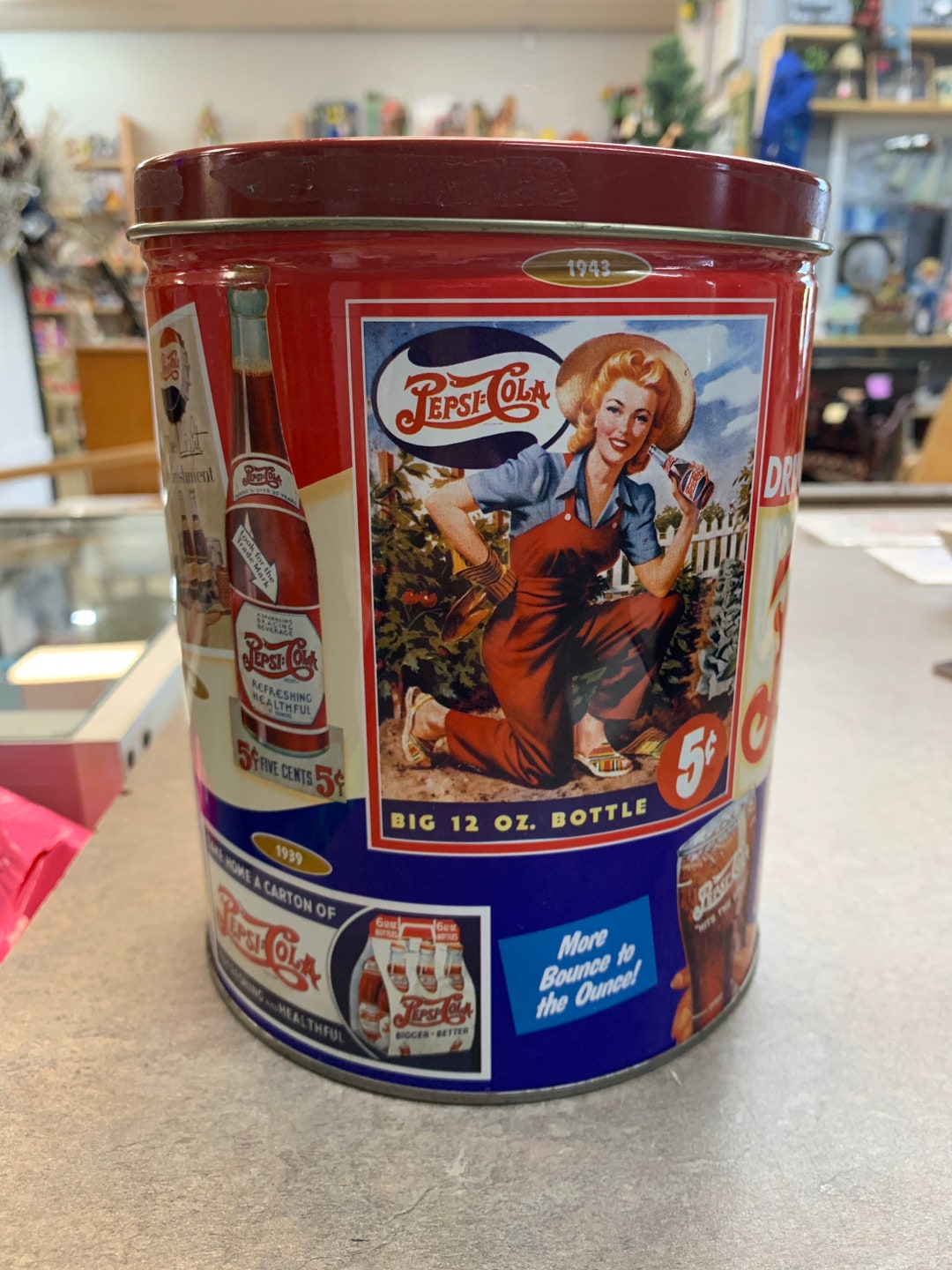1990s Pepsi Cola Tin Can - Etsy