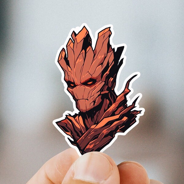 Groot Laptop Sticker - Etsy