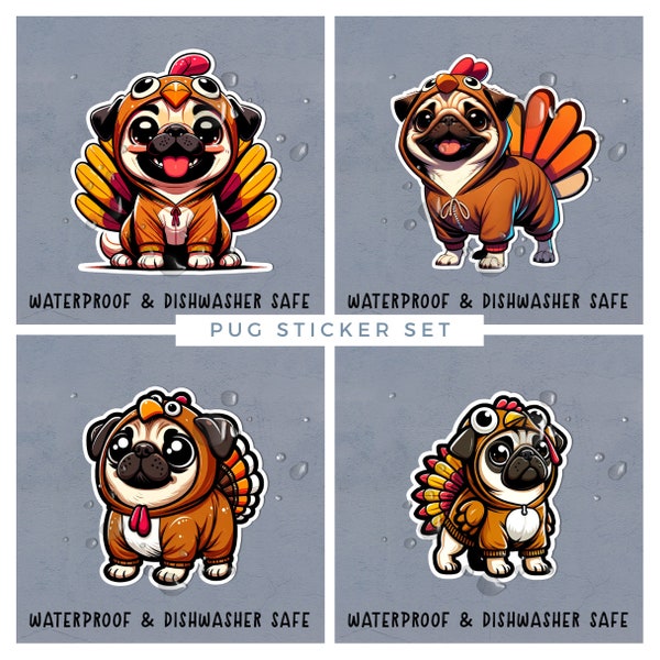 Pug Sticker - Etsy