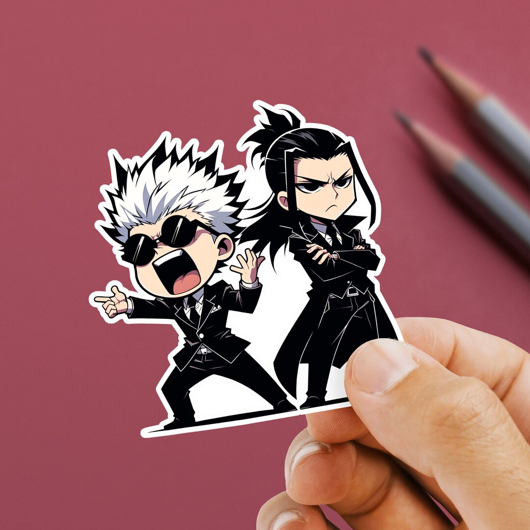 Get0 Goj0 Chibi Anime JJK Sticker, Gifts for Friends, Satosugu Decal ...