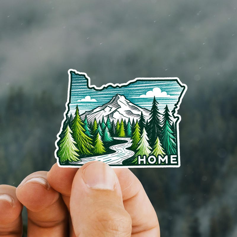 Oregon Decal - Etsy