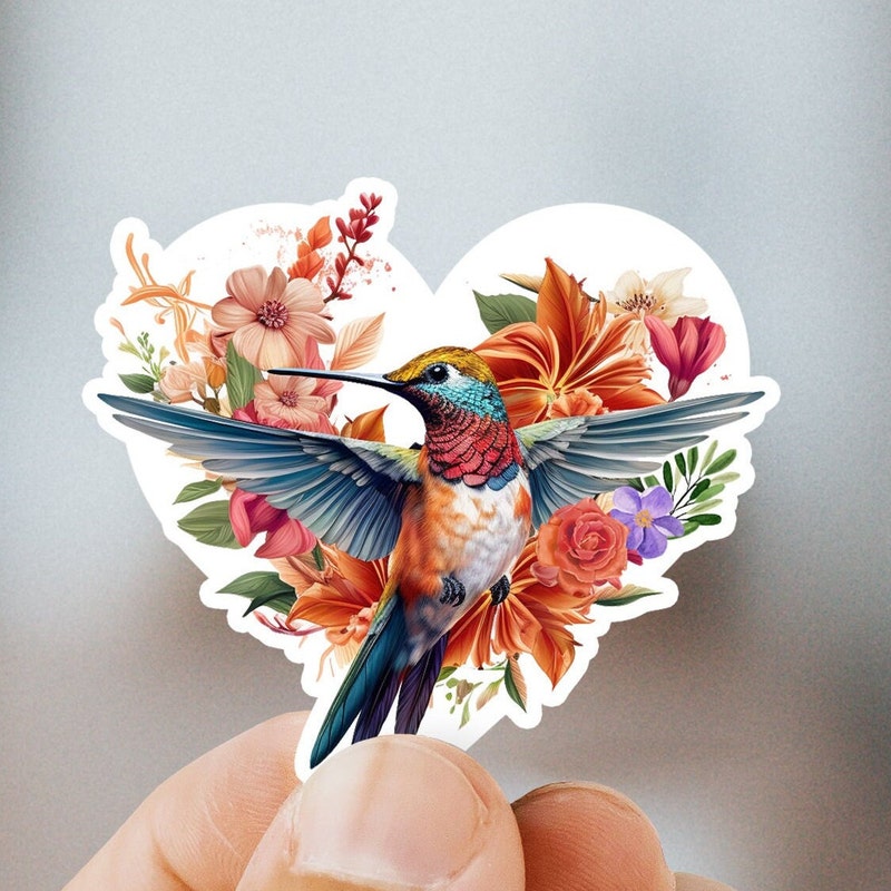 Hummingbird Sticker - Etsy
