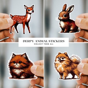 Cute Pomeranian Sticker Tiny Dog Stickers, Pom Stickers, Waterproof Die ...