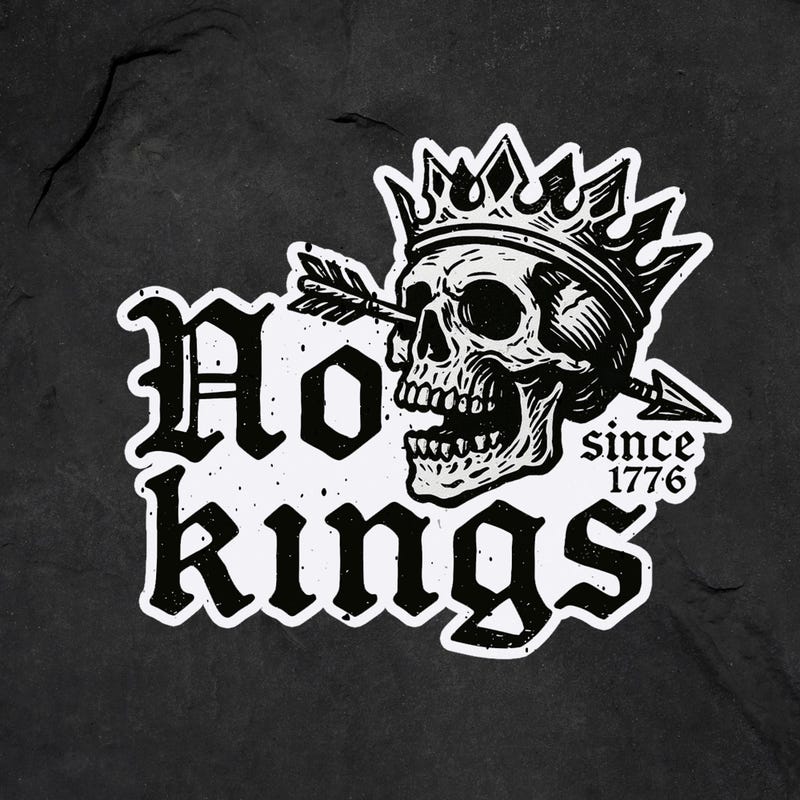 No Kings Bumper Sticker - Etsy