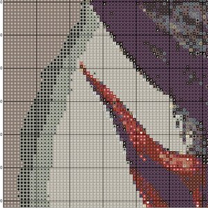 Satan Woman Cross Stitch Pattern, Modern Cross Stitch, Satanic Art ...