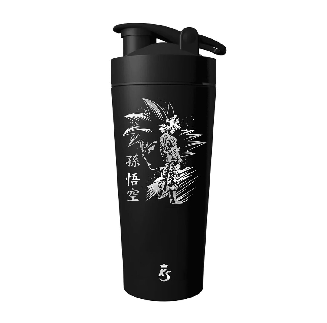 SON GOKU Shaker DRAGONBALL Stainless Steel Shaker Laser Engraving 750ml ...