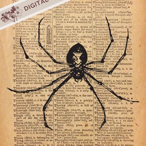 Vintage Halloween Decor Set of 6, Instant Digital Download, Spooky ...