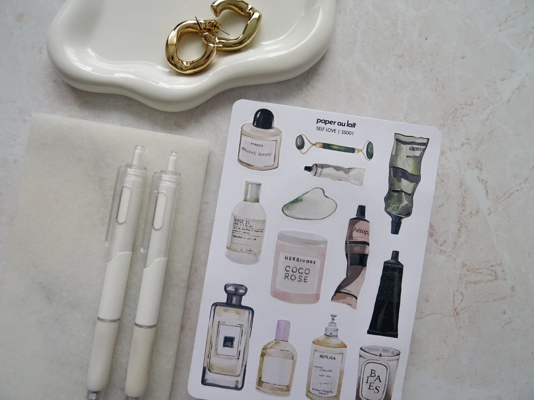 Selfcare Sticker 2 Sticker Sheets Beauty Sticker Bujo Sticker Planner ...