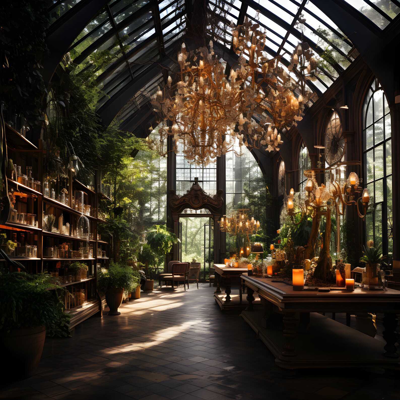 Step Into a Lush Enchanting World With These Greenhouse Digital ...