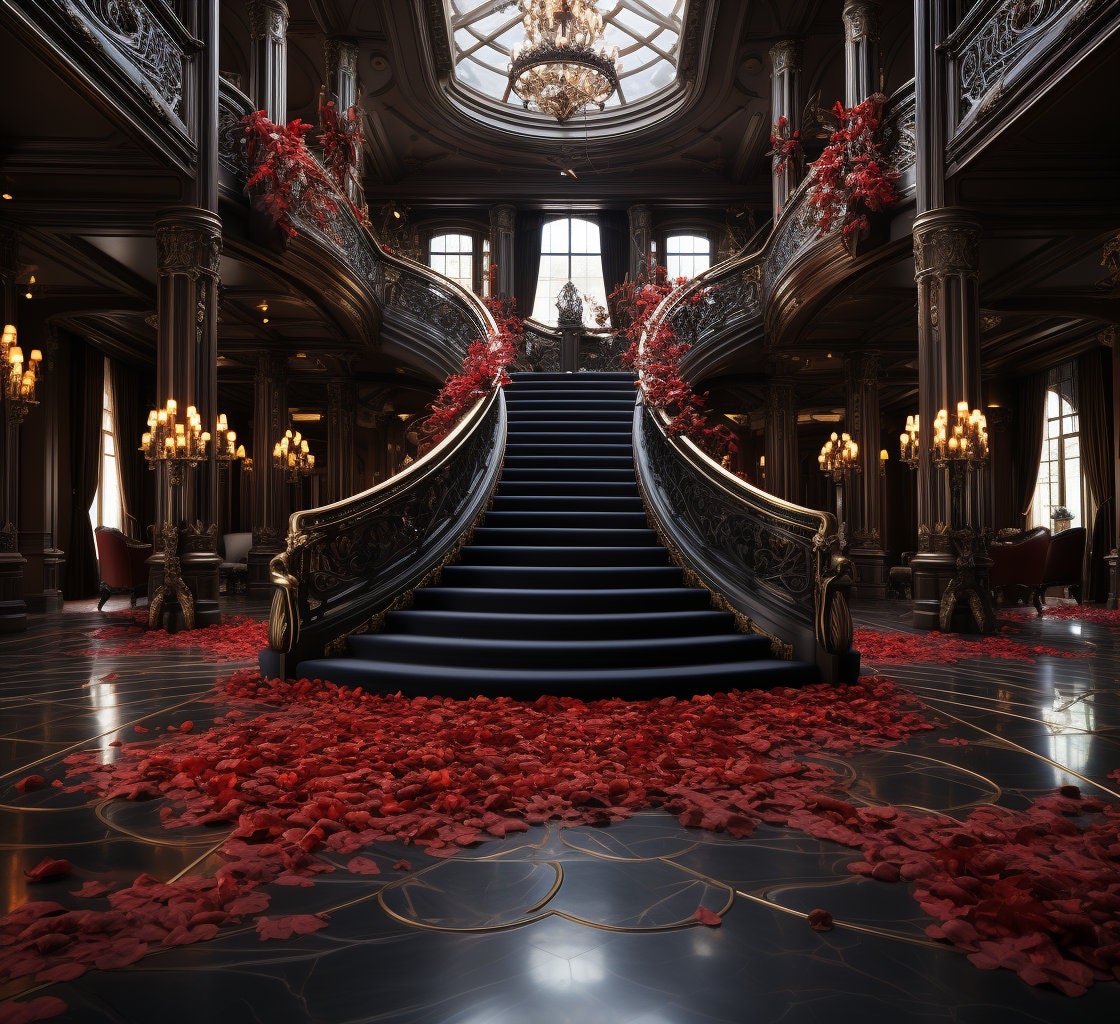 Romantic Goth Digital Backgrounds: Marble & Gold (digital Composite) - Etsy