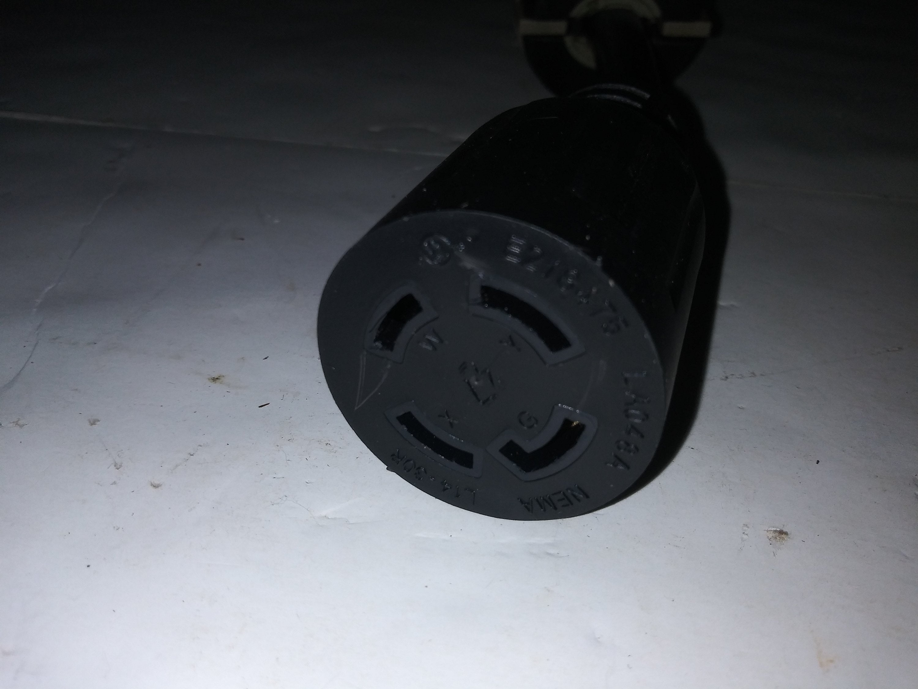 L14-30r Male to L14-20p Male Generator 4-pin Generator Back-feed 1 Foot ...